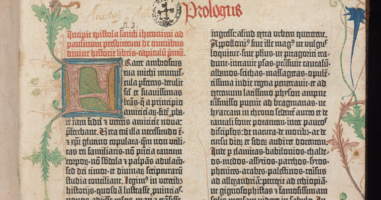 Gutenberg Bible Beinecke Rare Book Manuscript Library